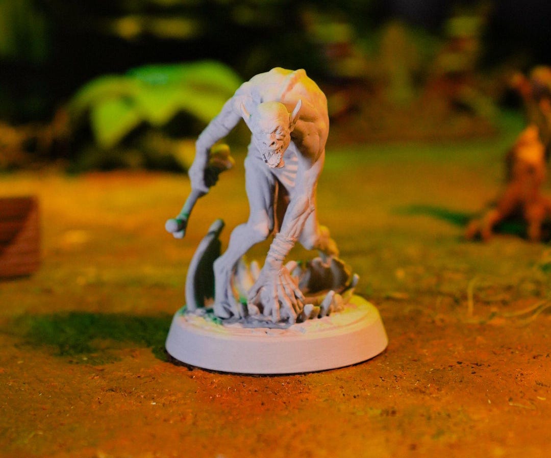 Set of 3 32mm Swamp Ghoul Miniature - Etsy