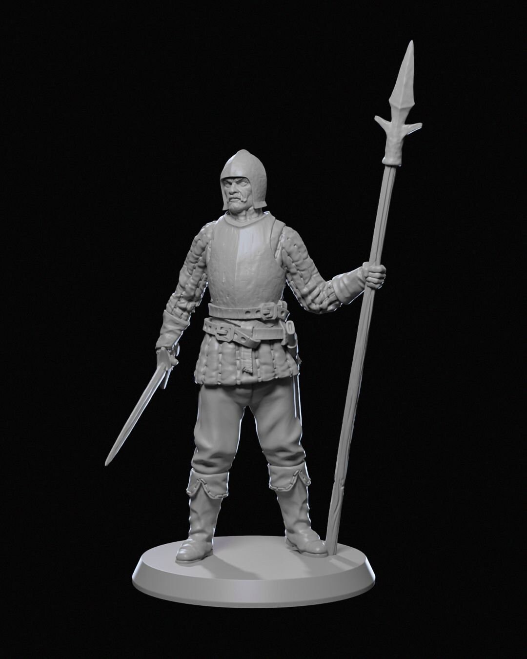3D Printed Set of 9 Knight Guards Miniatures - Etsy