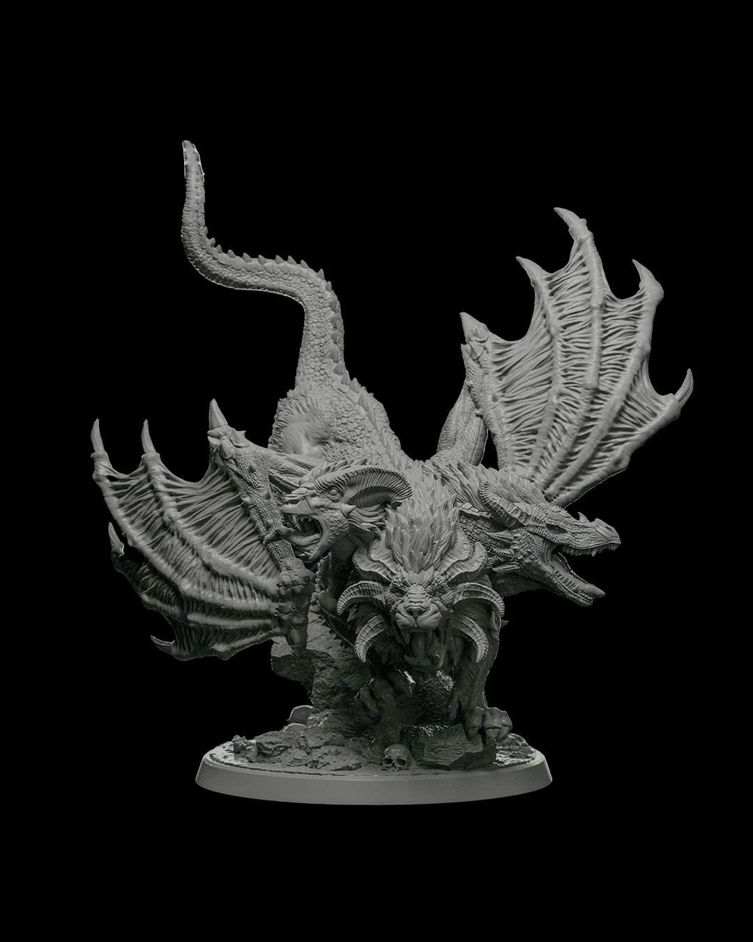 3D Printed Chimera Miniature - Etsy