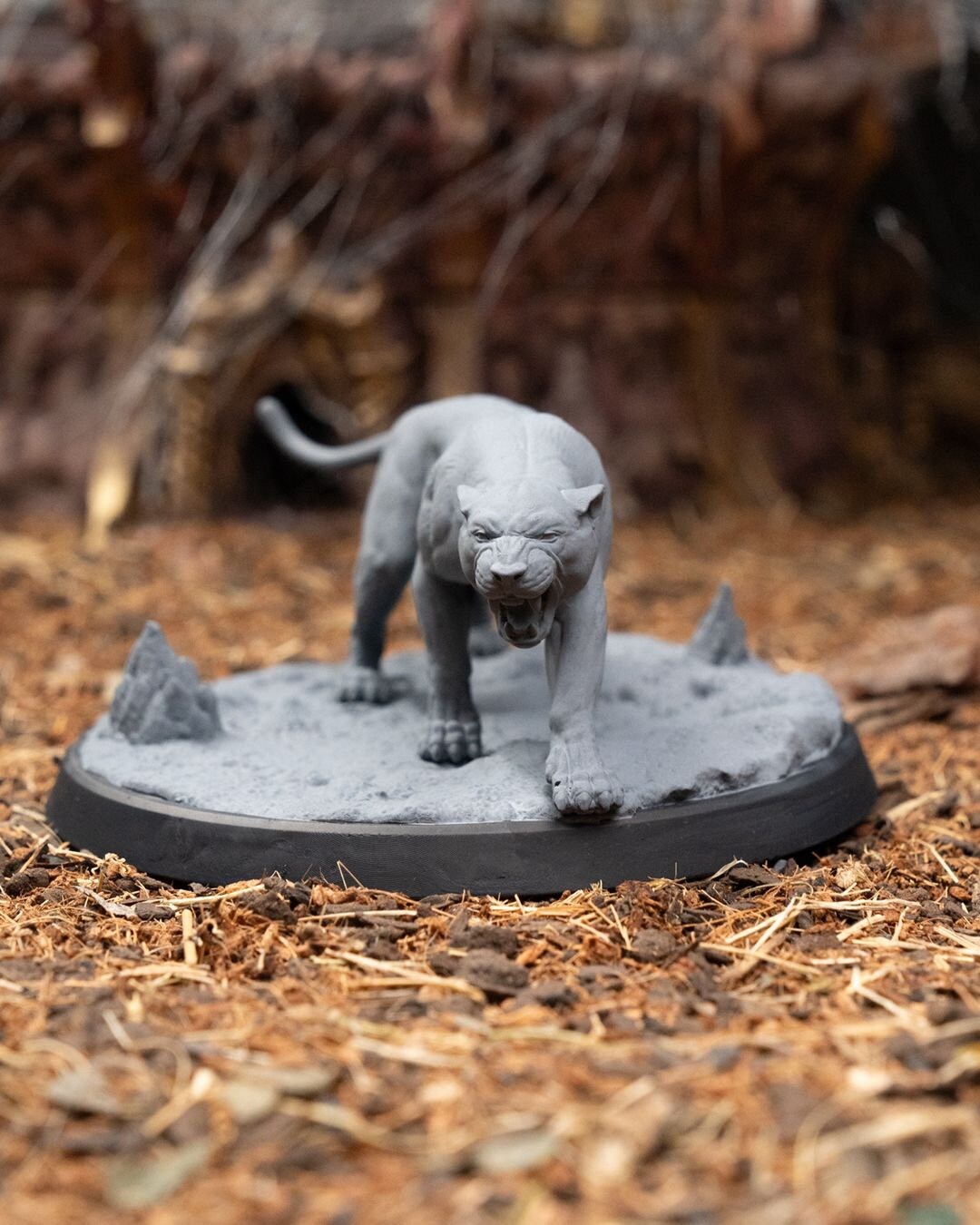 Magical Panther Miniature - Etsy