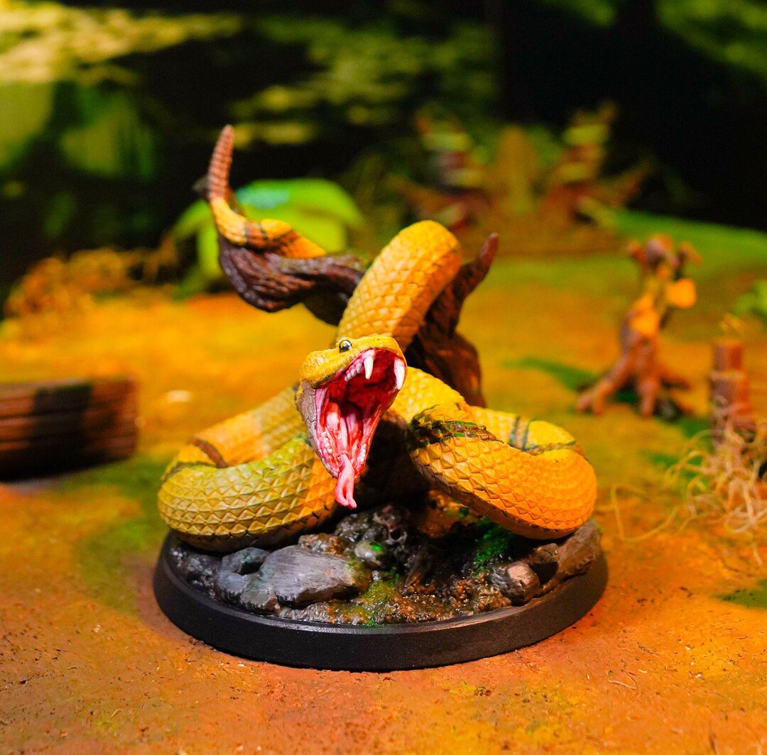 32mm Giant Snake Miniature - Etsy