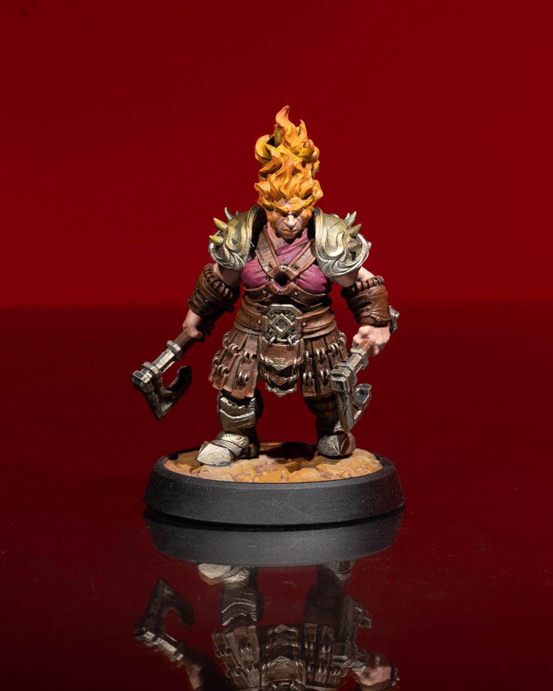 Dwarf Fire Solider Female (female Fighter) - Etsy