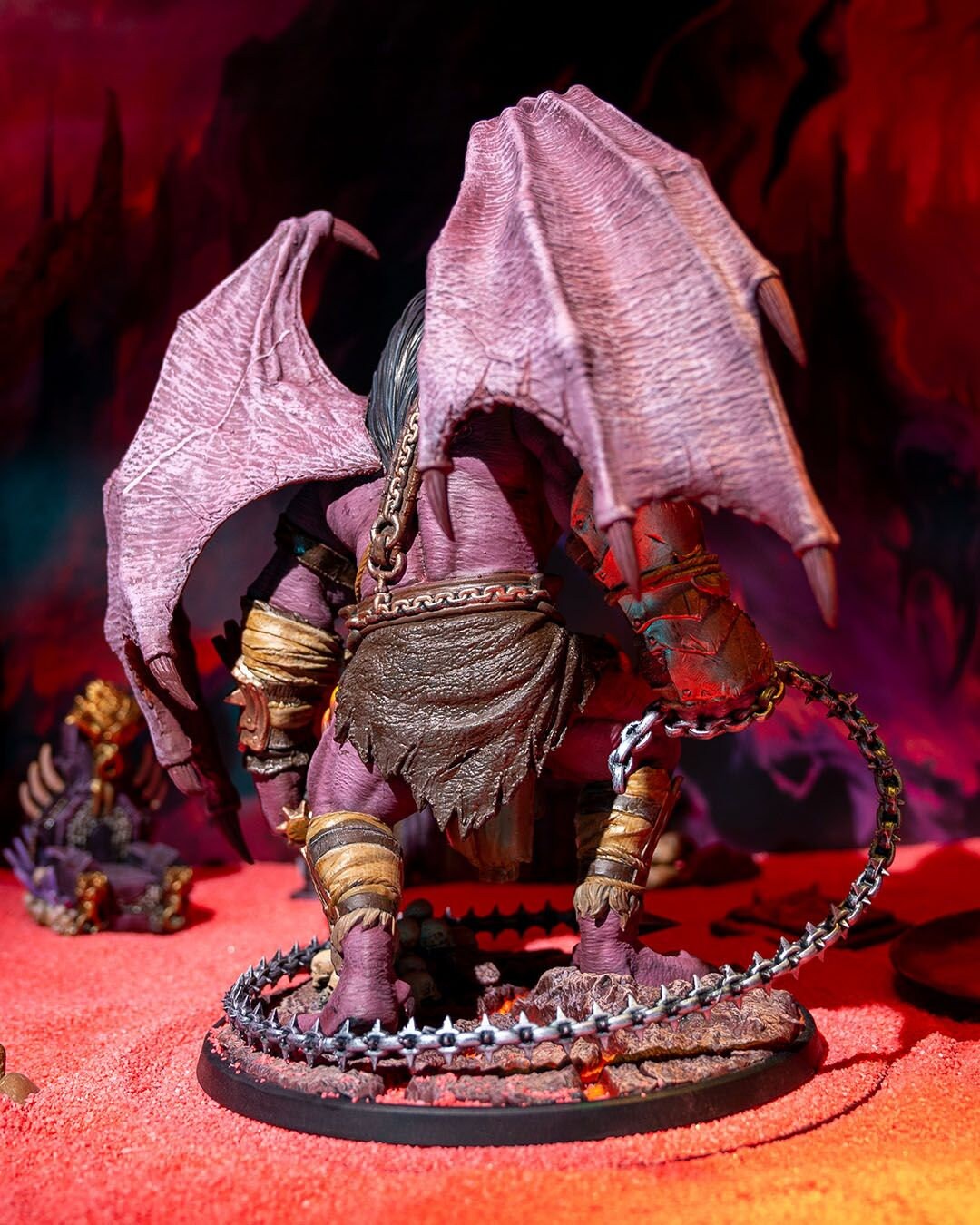 3D Printed Winged Demon General - Etsy
