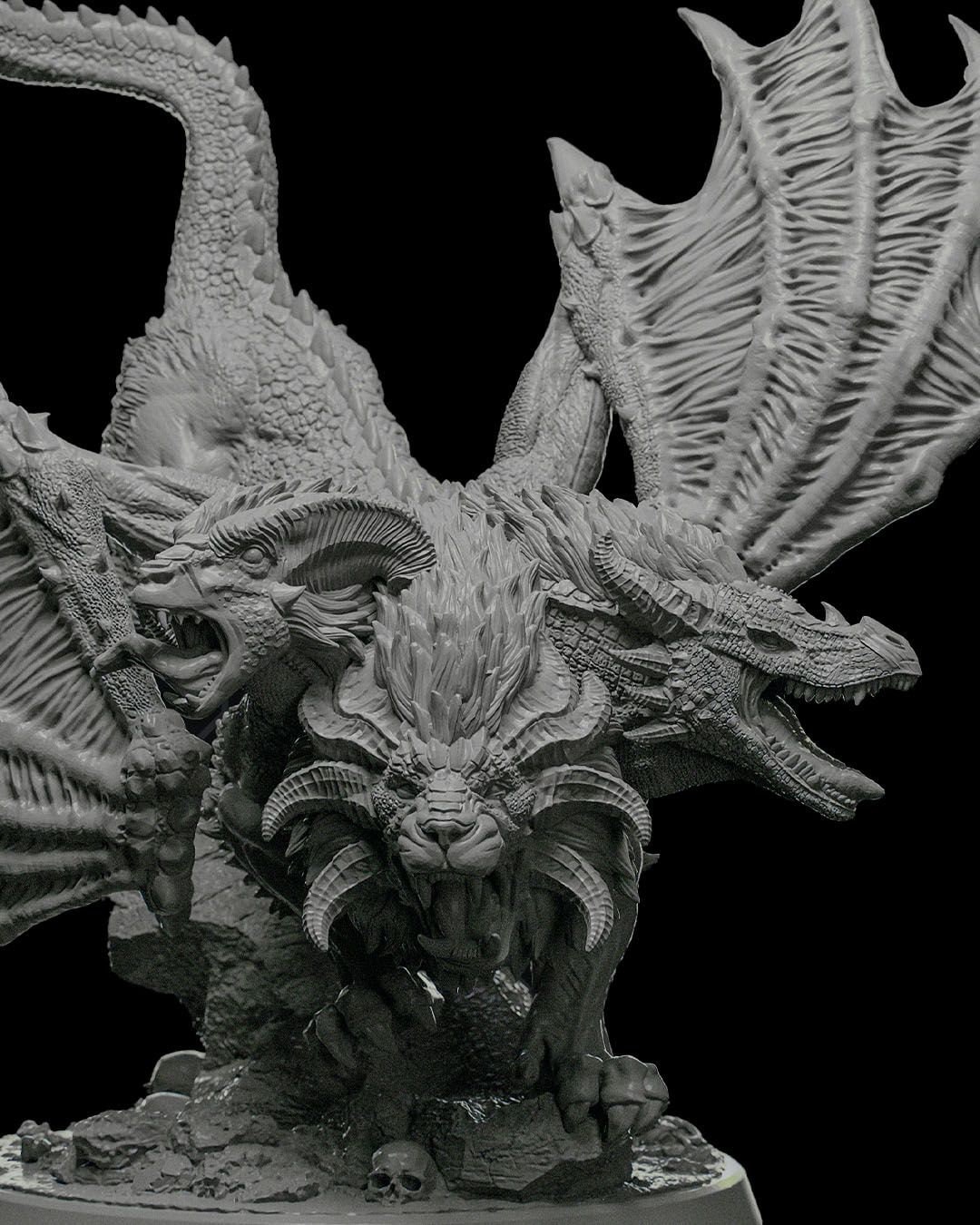 3D Printed Chimera Miniature - Etsy