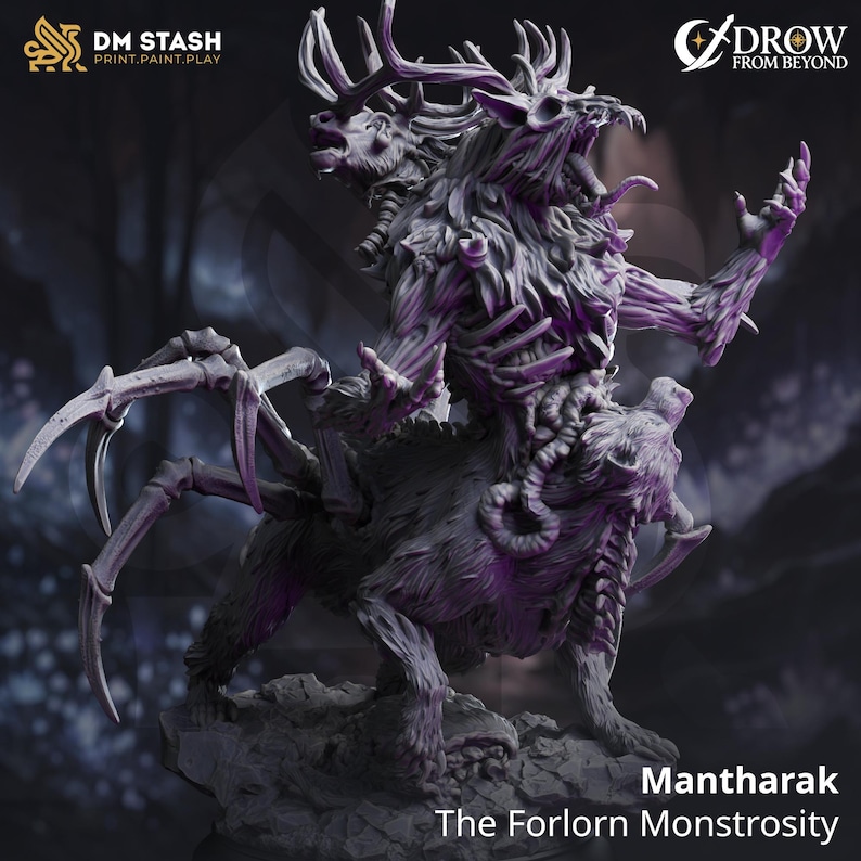 Mantharak the Forlorn Monstrosity | Aberrant Horror Mini - Etsy