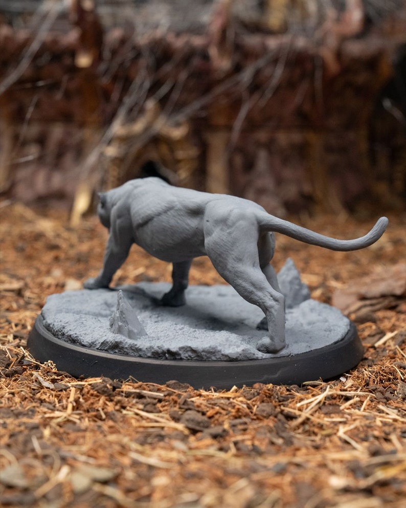 Magical Panther Miniature - Etsy