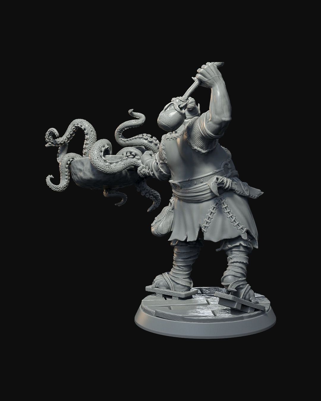 3D Printed Butcher Fighter Miniature - Etsy