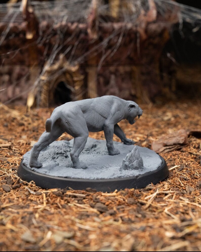 Magical Panther Miniature - Etsy