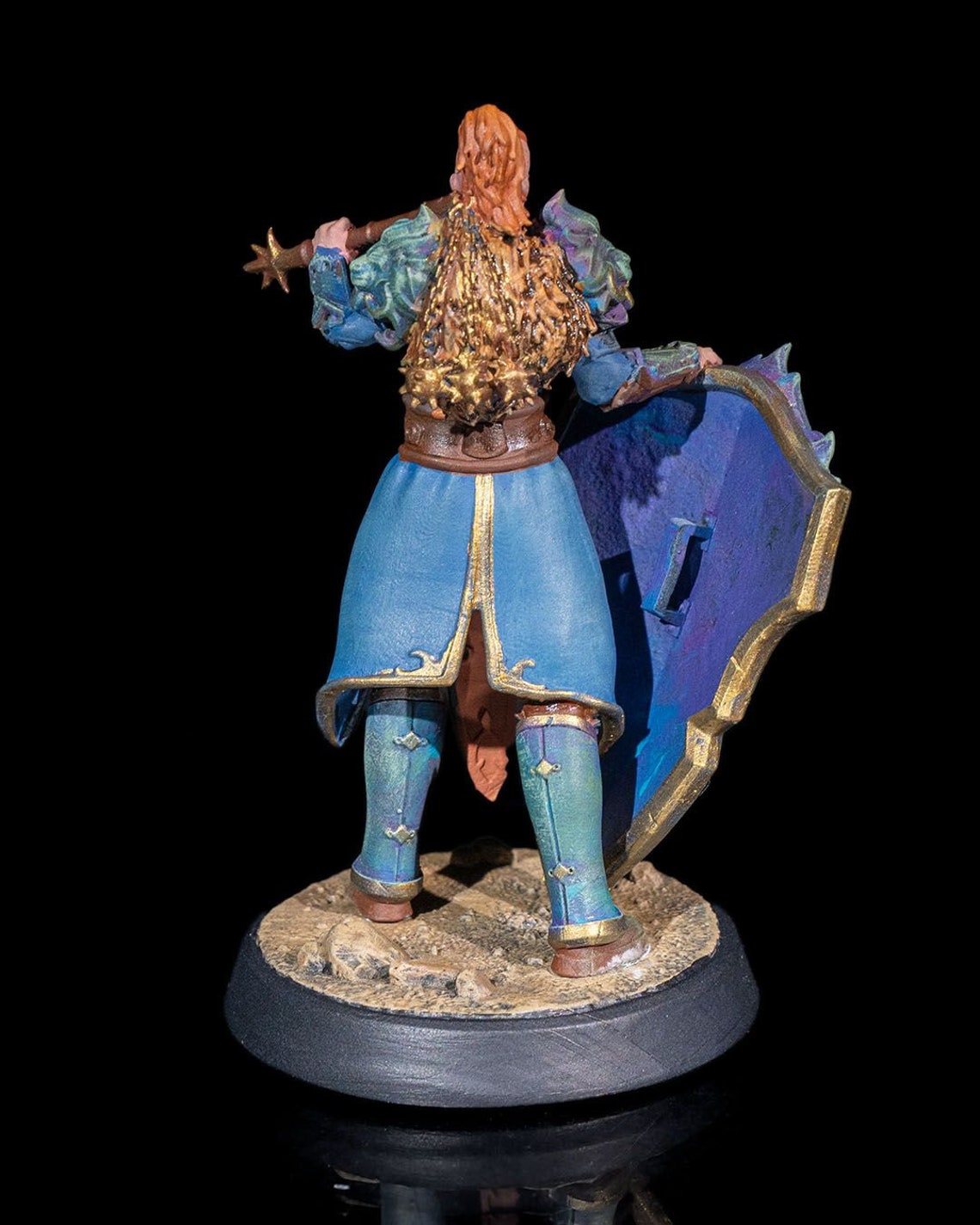 3D Printed Female Fighter Miniature - Etsy