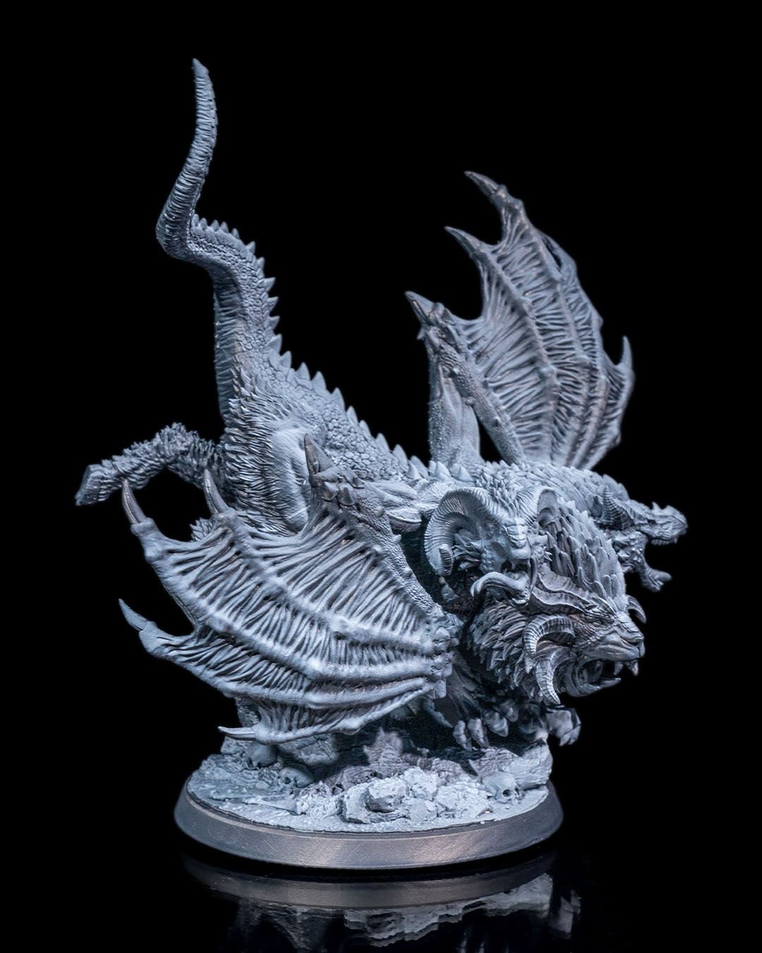 3D Printed Chimera Miniature - Etsy