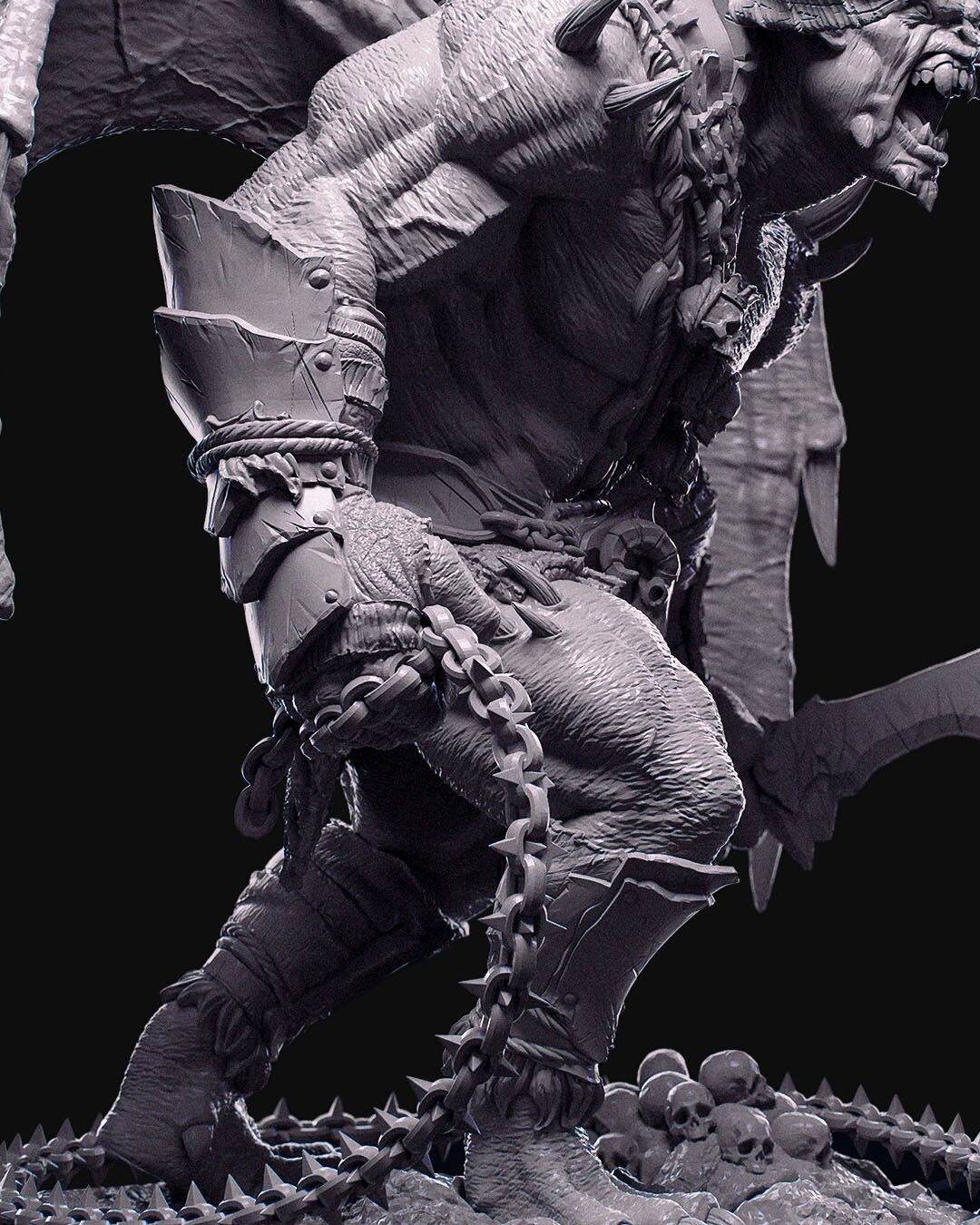 3D Printed Winged Demon General - Etsy