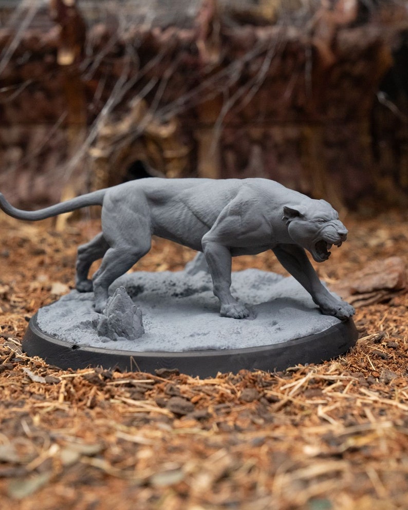 Magical Panther Miniature - Etsy
