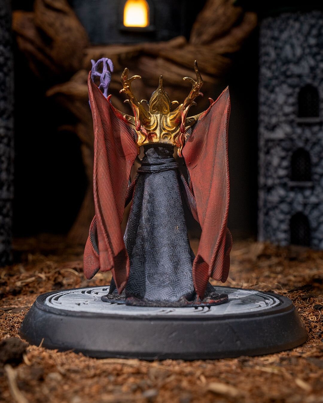 3D Printed Wizard Sorcerer Miniature 3inch - Etsy