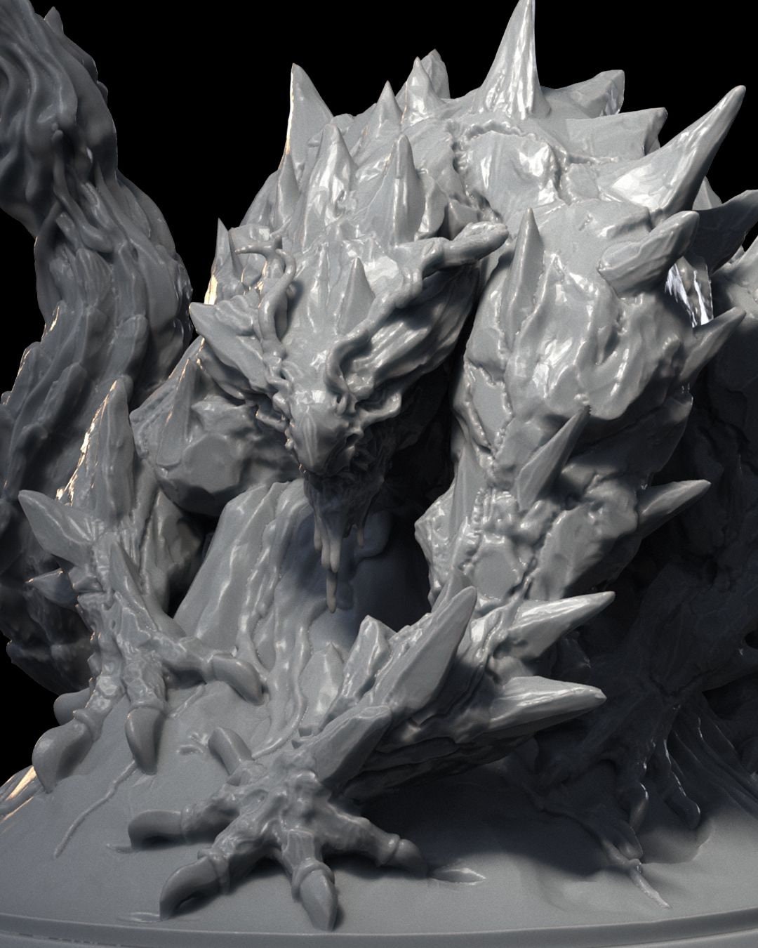 3D Printed Magical Beast Miniature - Etsy