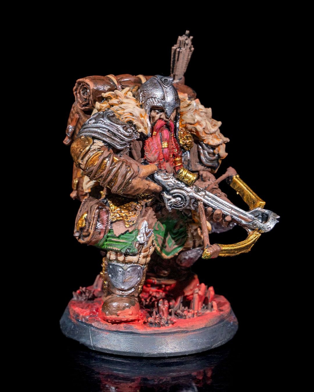 3D Printed Dwarf Miniature - Etsy