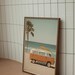 Vintage Bus Photograph Beach Prints, Coastal Wall Art, Preppy Prints ...