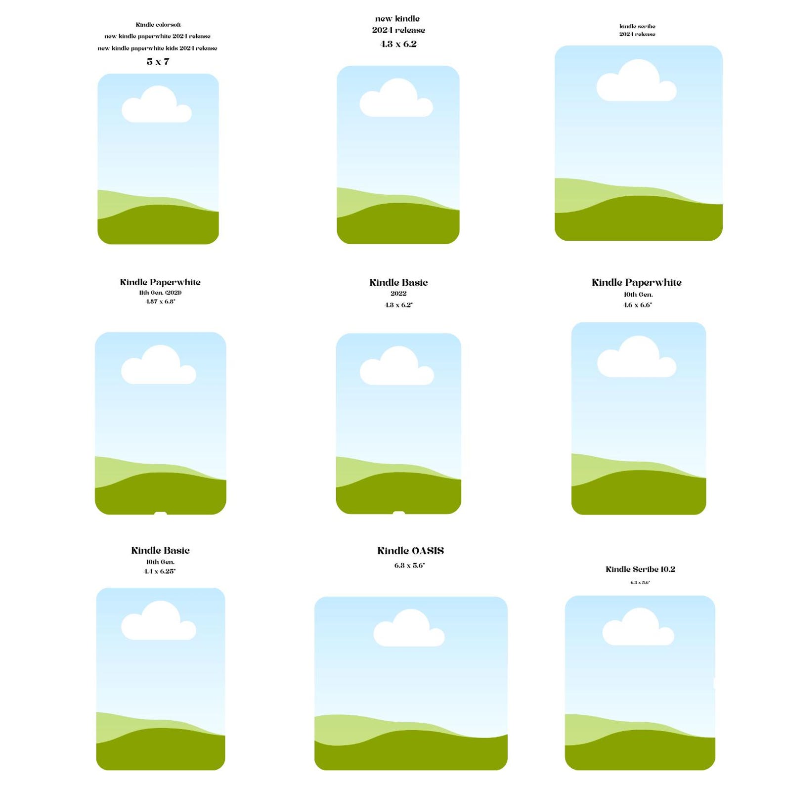 Kindle Insert Template Canva, Kindle Mockup, Kindle Inserts, Kindle ...