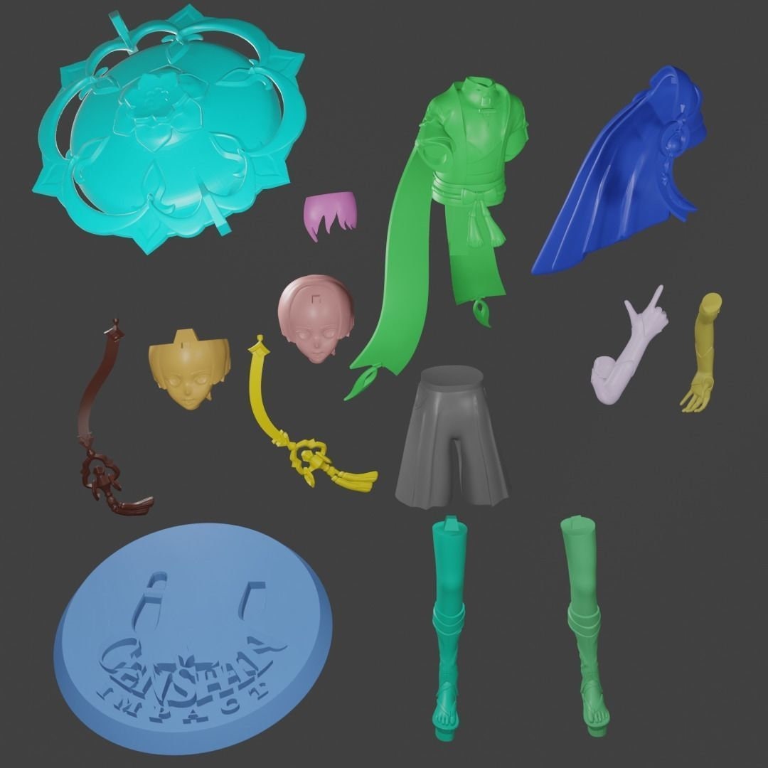 Anime Stl File 3D Stl File 3D Stl Model 3D Printer Model 3D Digital ...