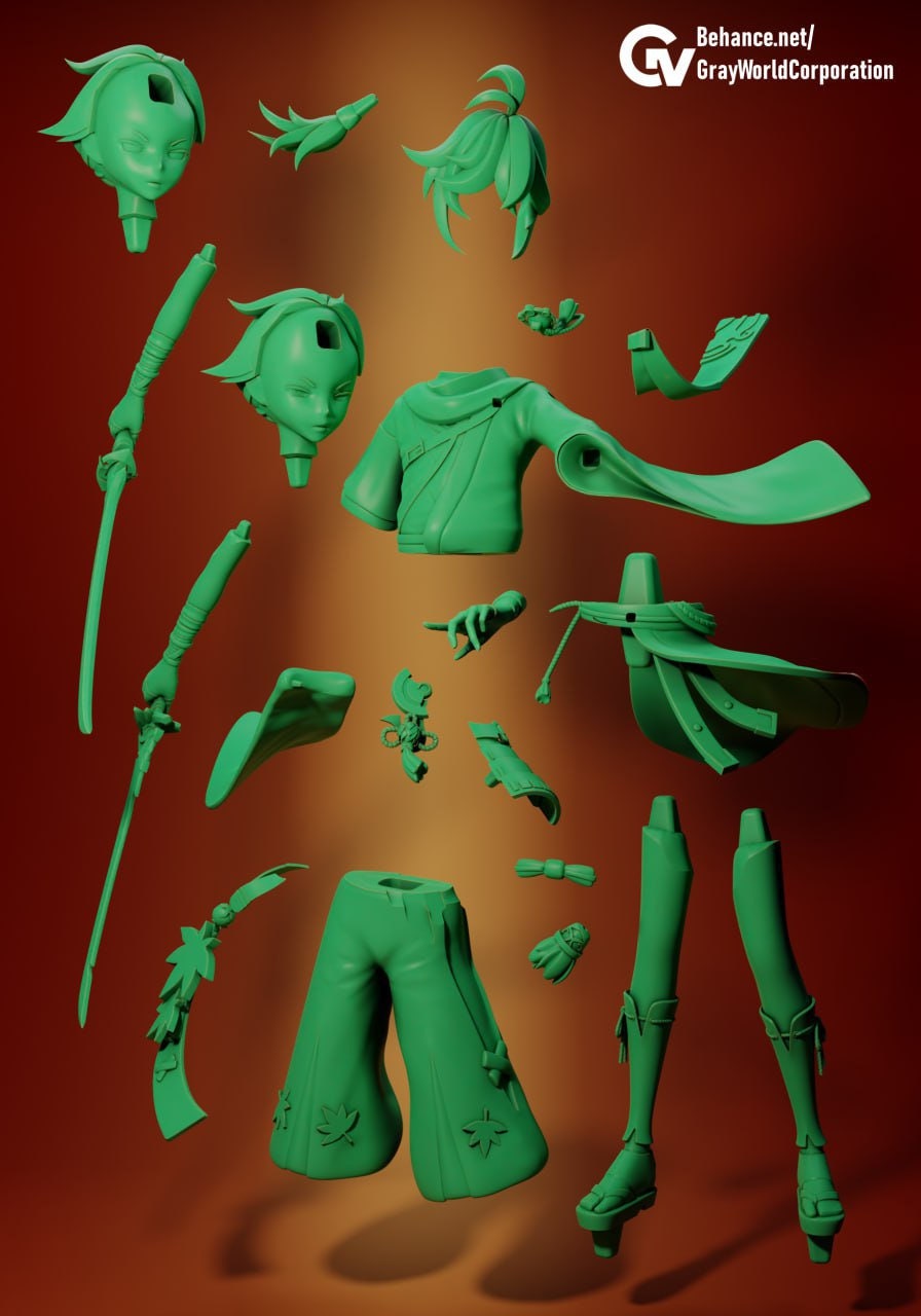 Anime Stl File 3D Stl File 3D Stl Model 3D Printer Model 3D Digital ...