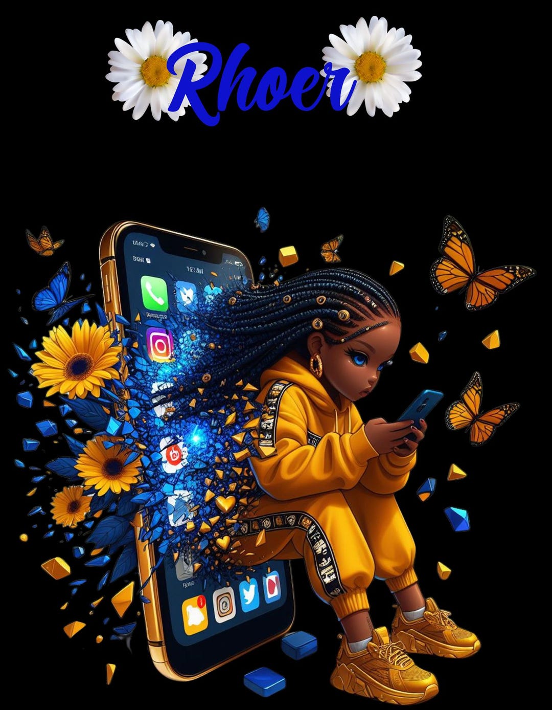 Custom Rhoer DTF Iron-on Transfer Perfect for Sigma Gamma Rho ...