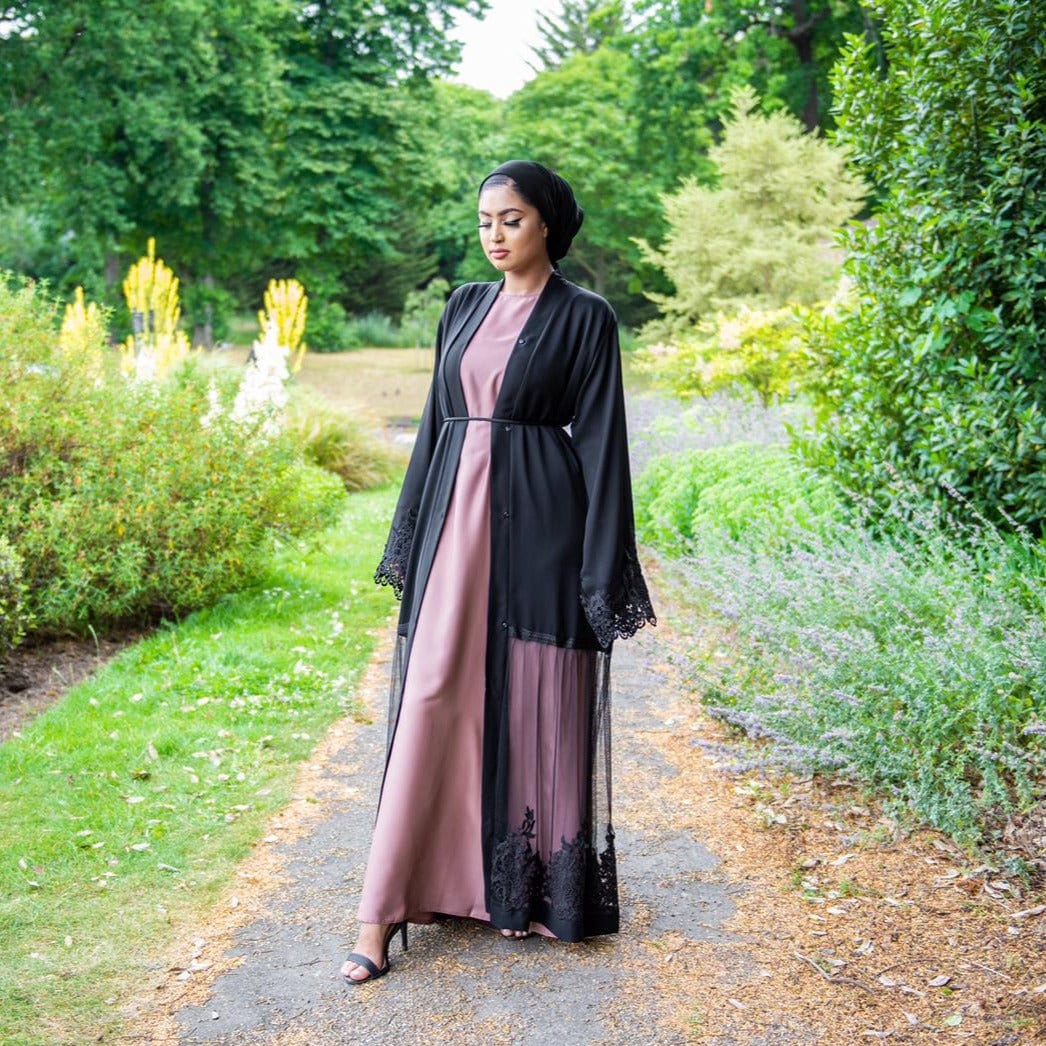 Vintage Doll Black Net and Nidah Abaya - Etsy