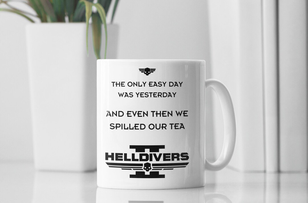 Helldivers Brew: Epic Battle Mug Sci-fi Inspired Coffee Mug Ideal Gift ...