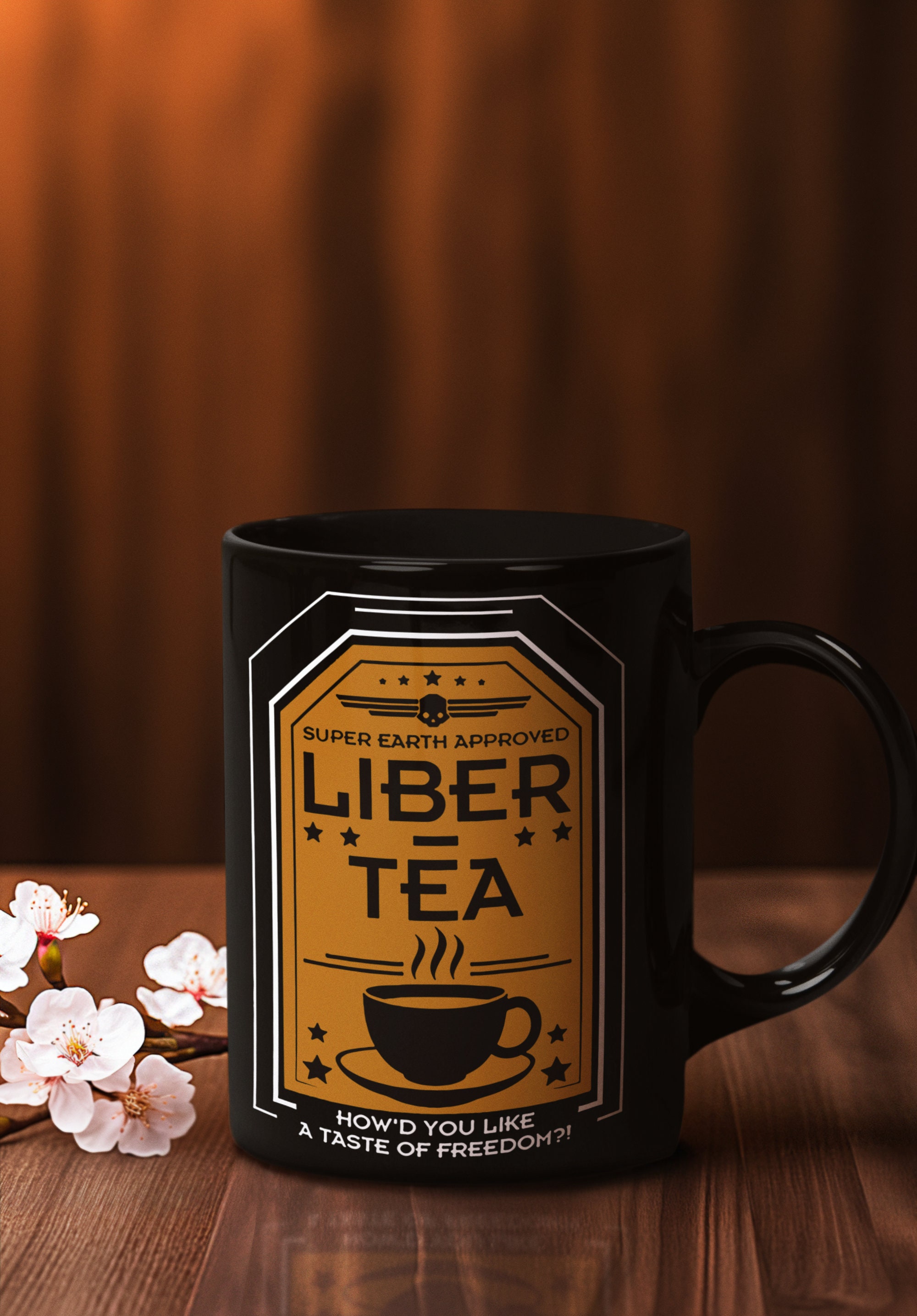 Liber-tea Helldivers 2 Mug, Morning Cup of Liber-tea, Helldivers Taste ...