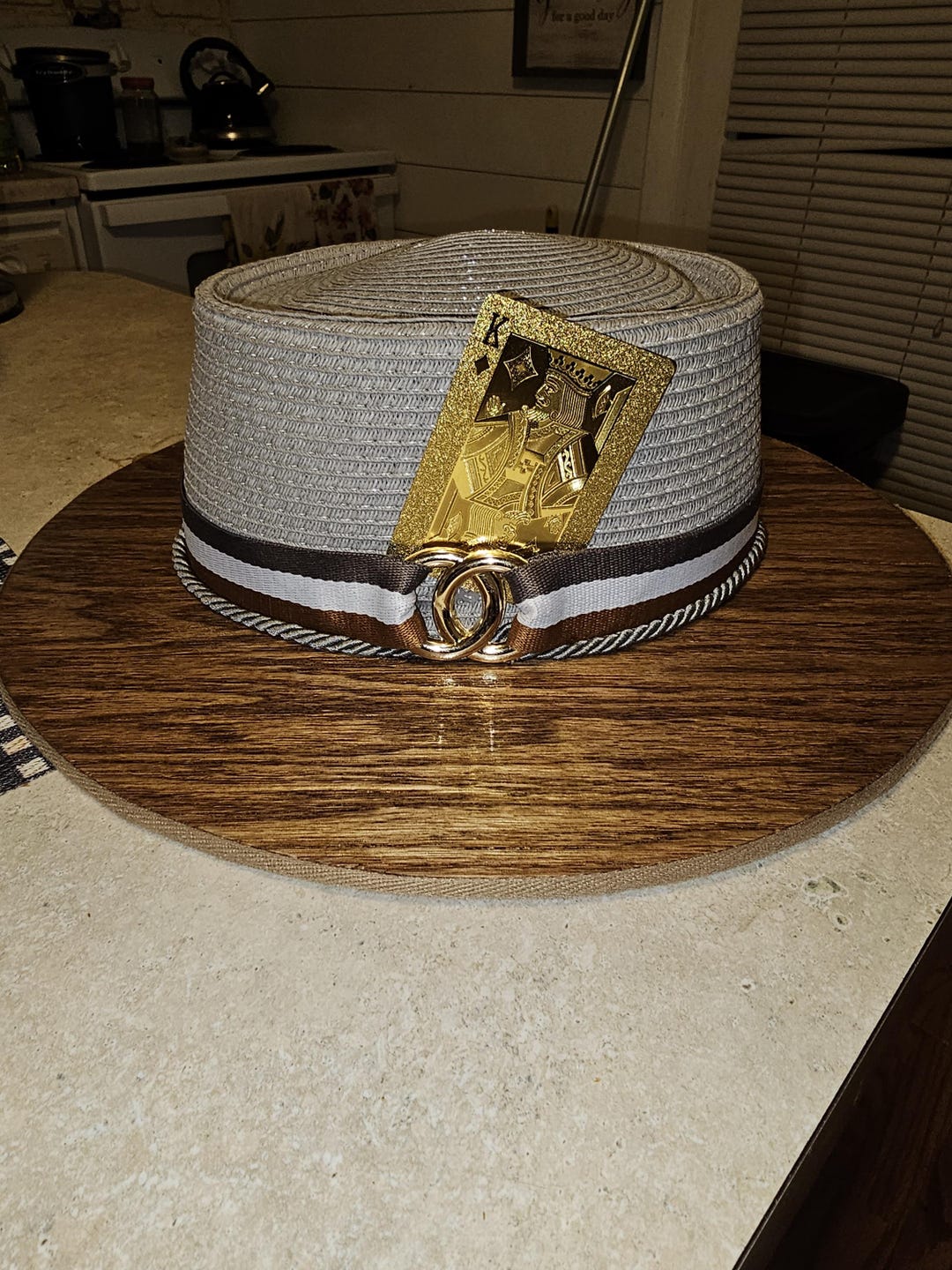 FEDORA BOATER Wide Brim Straw HAT, Unisex Traditional Boater Style ...