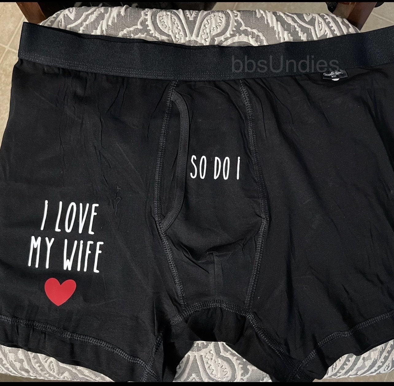 Fathers Day, Anniversary, Boyfriend, Mens Custom Underwear, Gift for ...