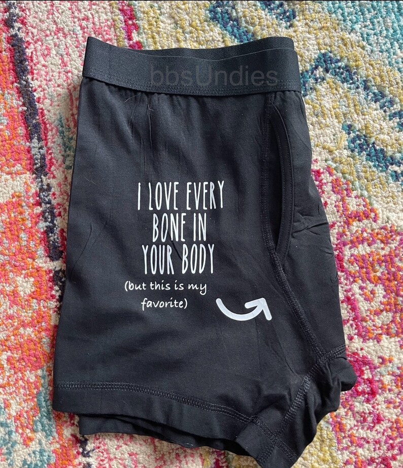 Fathers Day, Anniversary, Boyfriend, Mens Custom Underwear, Gift for ...