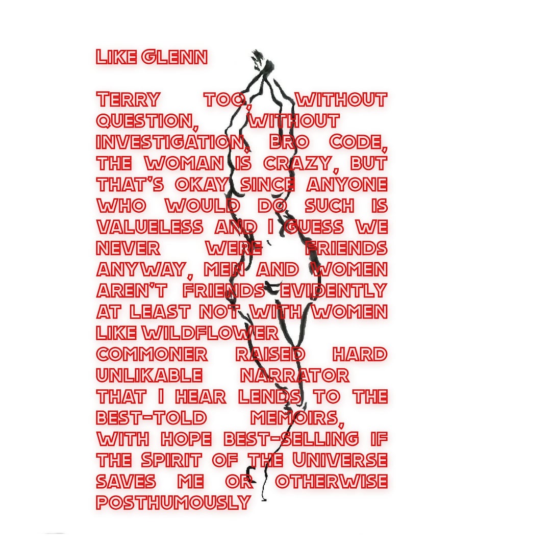 Prose Poem and Female Figure Line Art Drawing - Etsy Australia