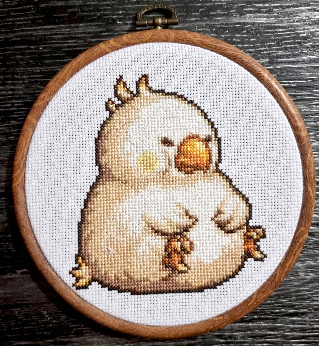 Fat Chocobo Sprite Final Fantasy Cross Stitch Pattern - Etsy