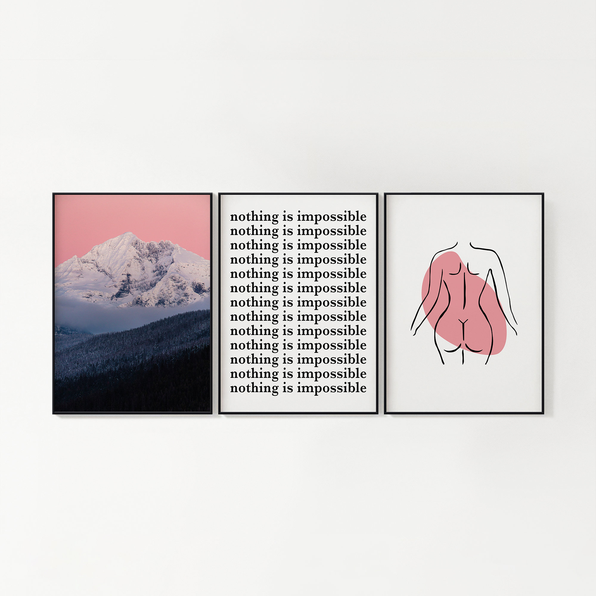 Aesthetic Poster Pack Digital, Set of 3 Posters, Cosy and Warm Design ...