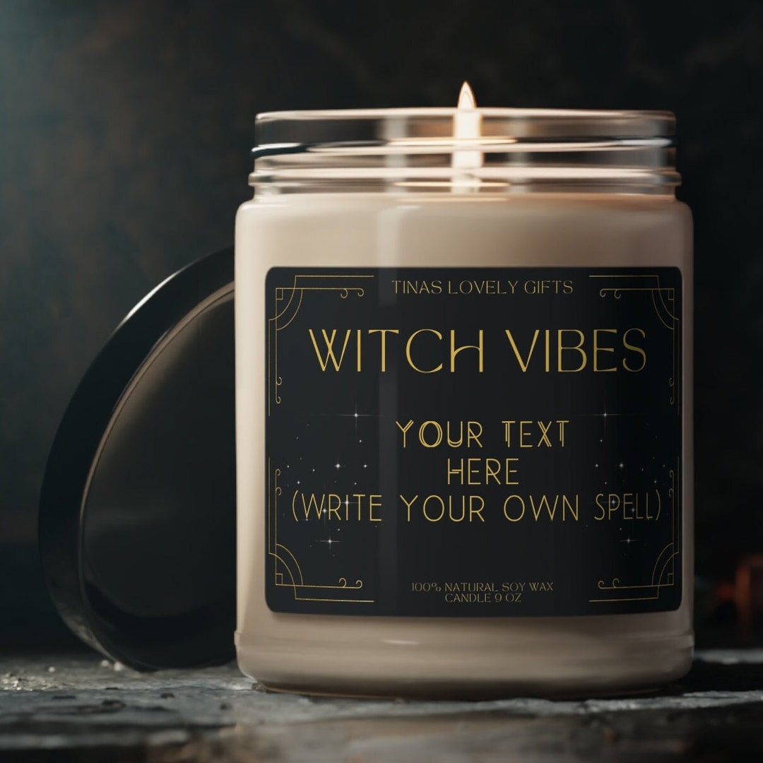 Personalized Spell, Candle Witch Vibes, Witchy Candle, Mystic Candle ...