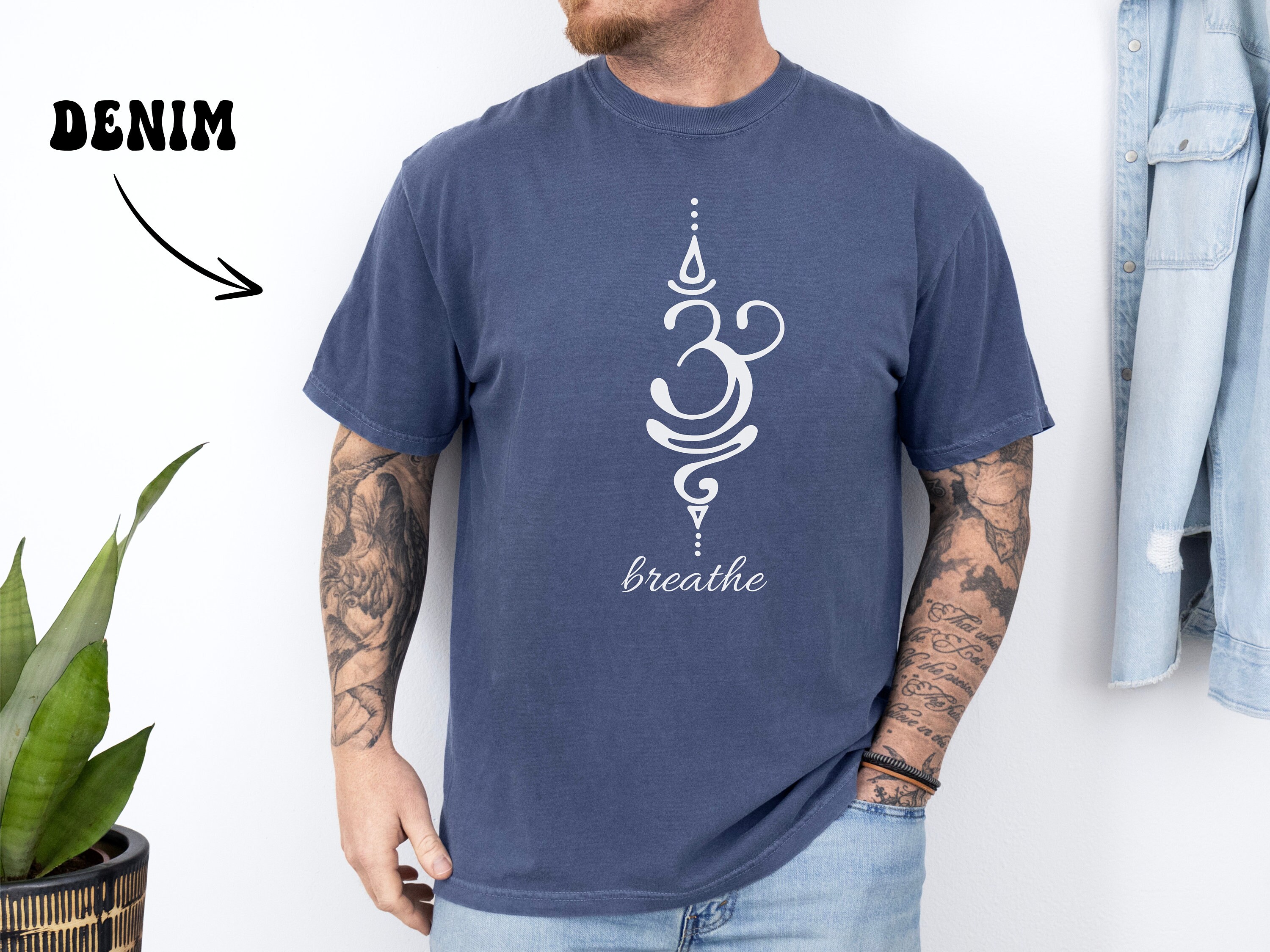 Breathe Sanskrit, Yoga Shirt, Yoga T-shirt, Sport Shirt, Yoga, Gift for ...