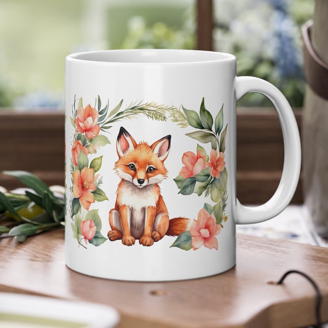 Cup, Children's Cup, Fox Cup, Cup With Fox - Etsy