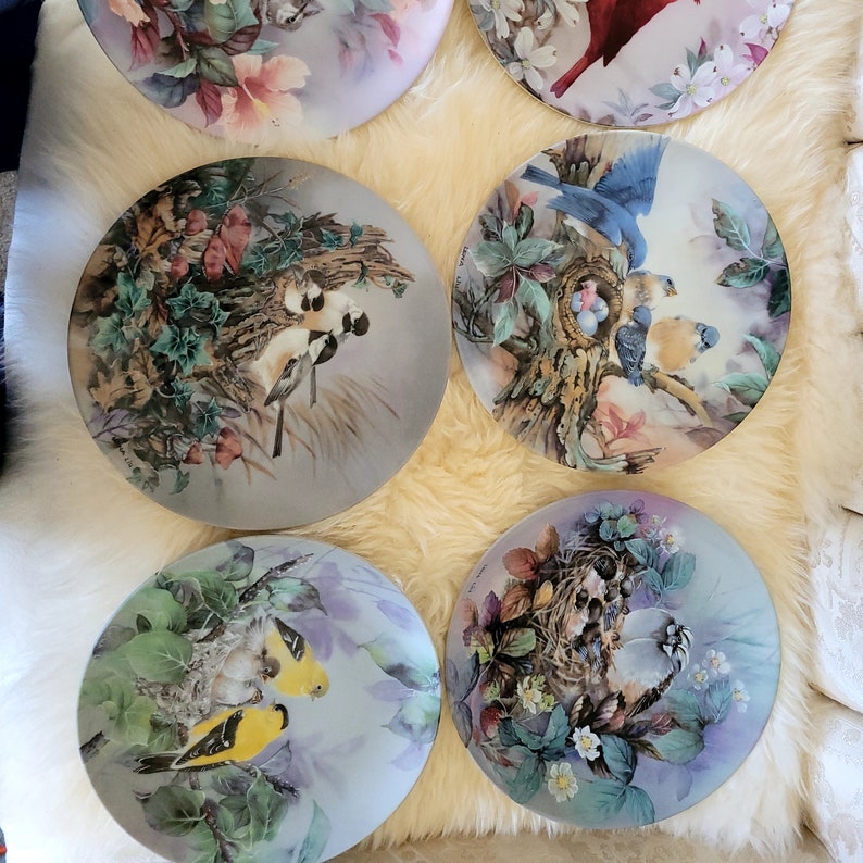 Lena Liu Complete Set of 12 Natures,poetry Collector Plates - Etsy