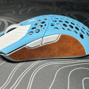 Finalmouse ULX Side Grips Luxury Series - Genuine Italian Leather (red ...