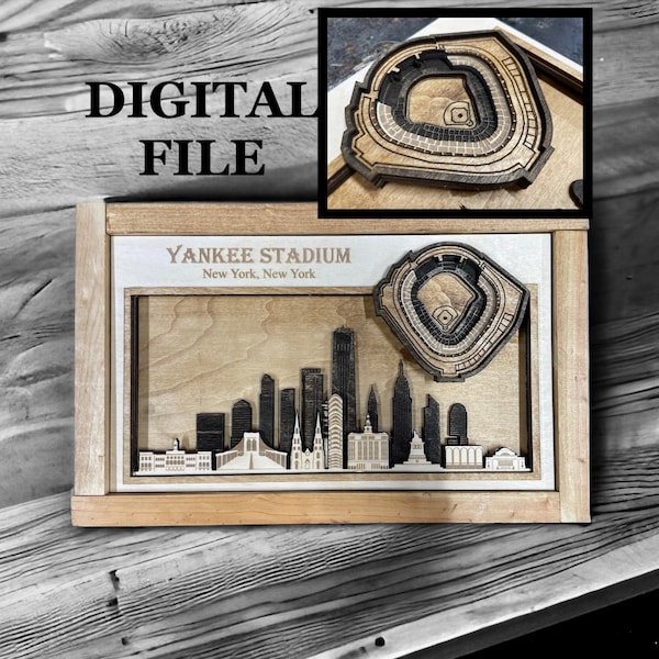 Laser Cut Files Baseball Stadium - Etsy