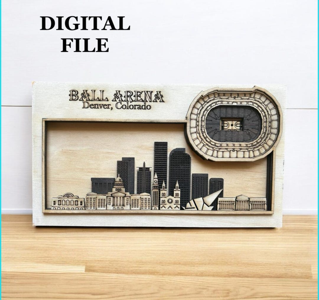 Laser Cut SVG Digital Cut File | Denver, Colorado Pro Basketball ...
