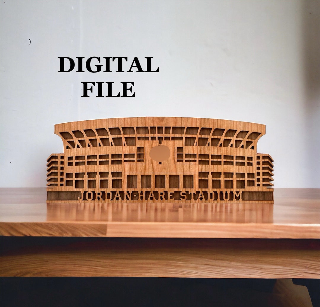 Laser Cut SVG Digital Cut File Multi-layer College Football Stadium ...