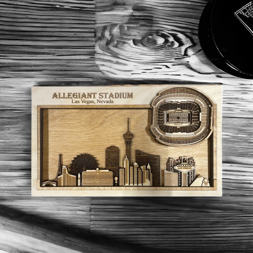 Laser Cut SVG Digital Cut File | Las Vegas, Nevada Skyline and 3D ...