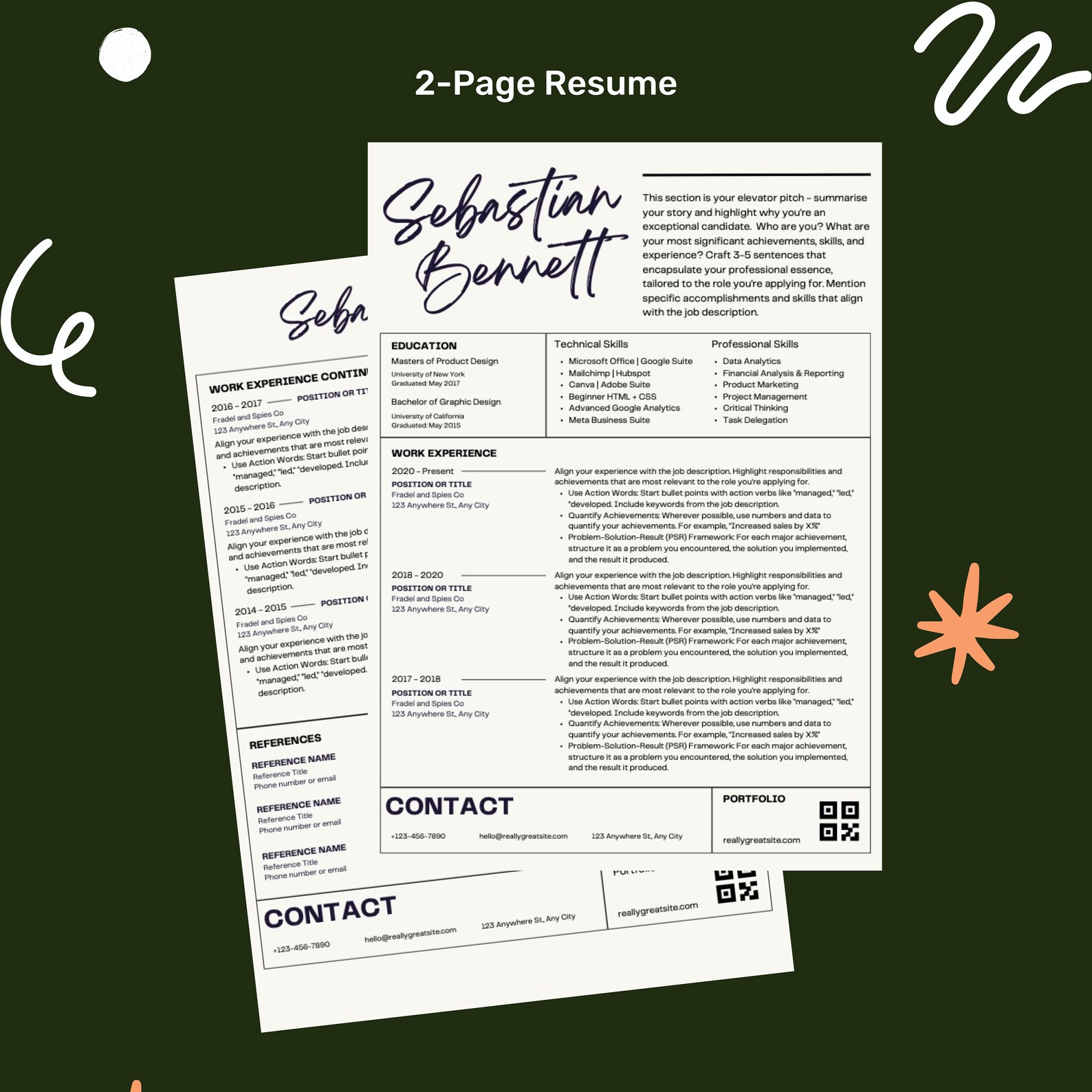 Modern Resume Template | Resume Template | Creative Resume | CV ...