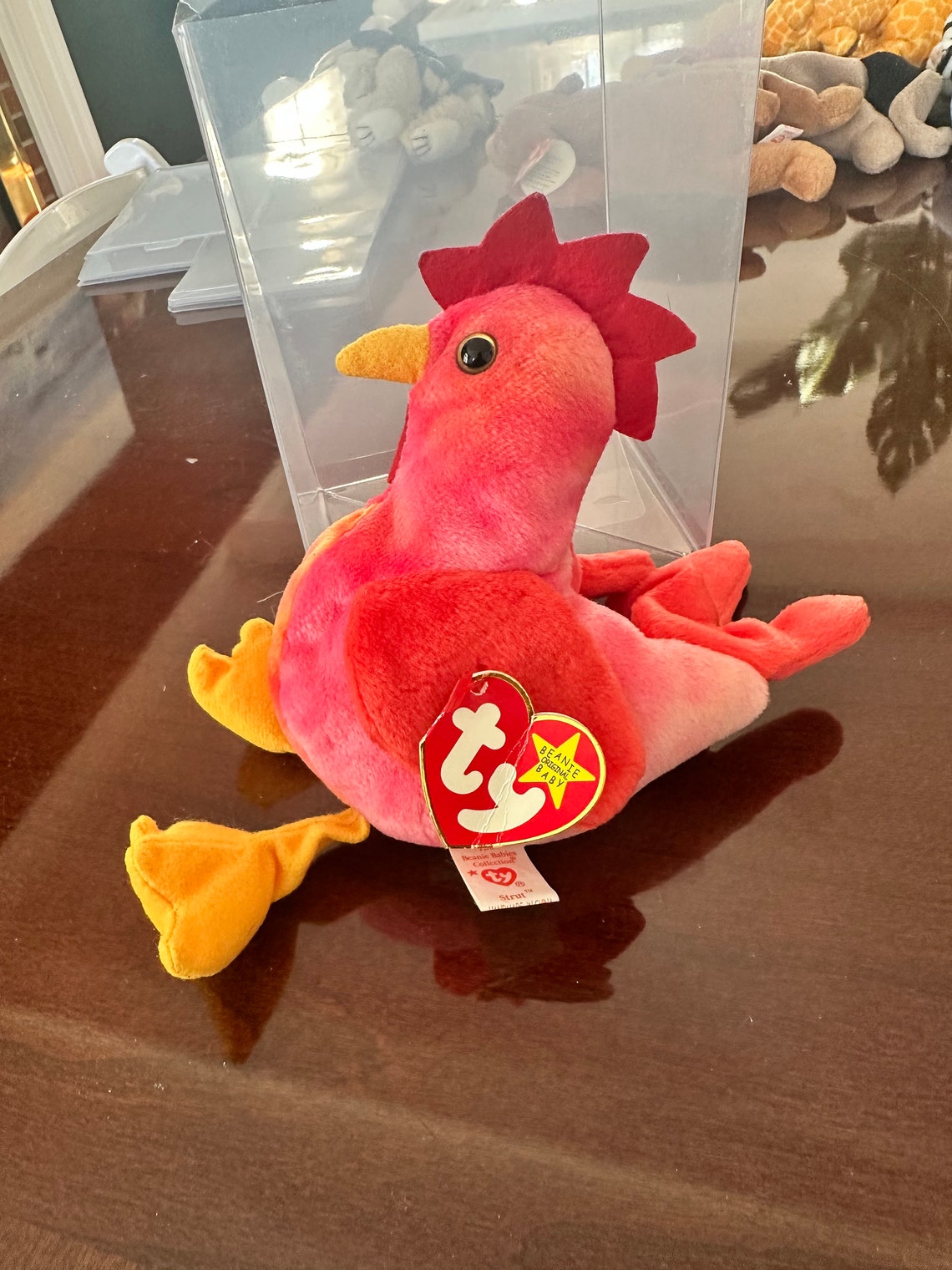 Super Rare Ty Original Beanie Baby - Strut W/ Tag Errors - Etsy