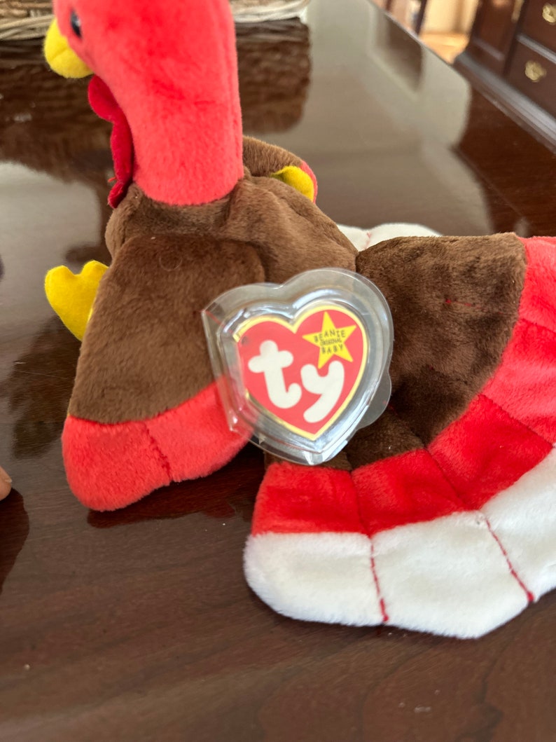 Super Rare TY Original Beanie Baby - Gobbles (1996) / W Tag Errors - Etsy