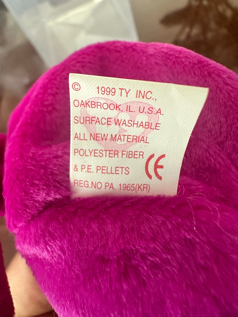 Super Rare TY Original Beanie Baby - Millennium Bear With Multiple Tag ...
