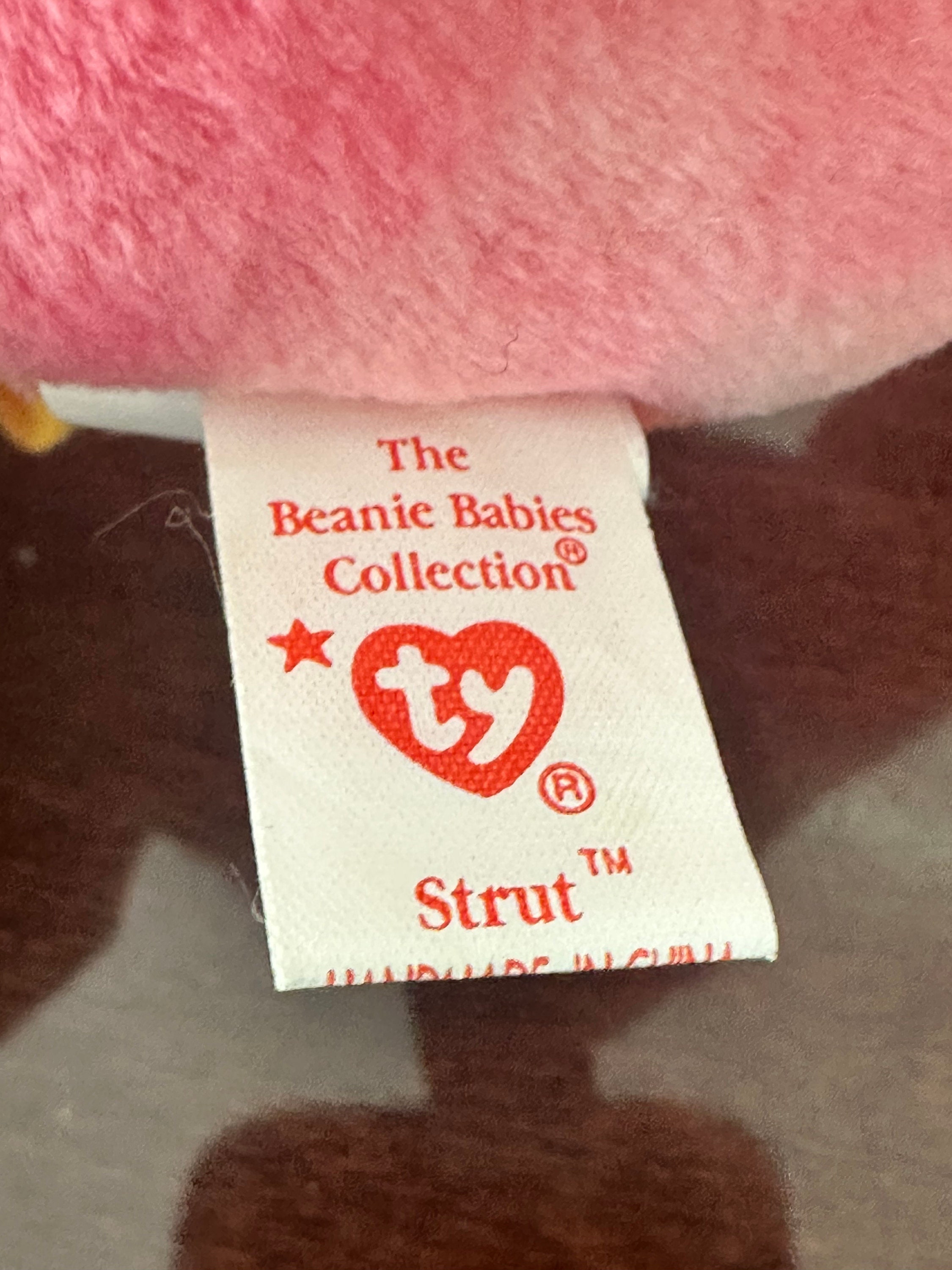 Super Rare Ty Original Beanie Baby - Strut W/ Tag Errors - Etsy