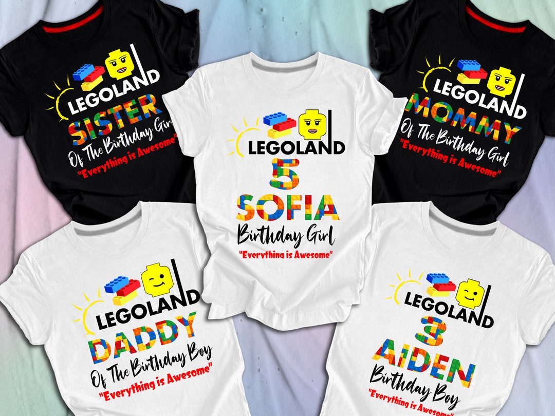 Legoland Birthday Shirt,legoland Birthday Squad Shirt,legoland Birthday ...