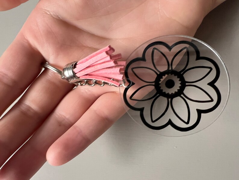 Mandala Series - Circle Keychains - Etsy