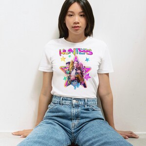 HUNTRIX Kpop Demon Hunters T-shirt | HUNTR/X Shirt | Korean Pop Lover ...